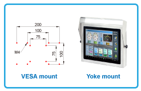 IP66/69K Protected 17" Stainless Steel Industrial Monitor with P-Cap ...